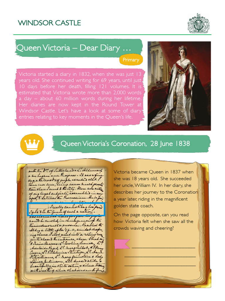 Queen Victoria's Diary: Love for Albert | PDF | Queen Victoria ...
