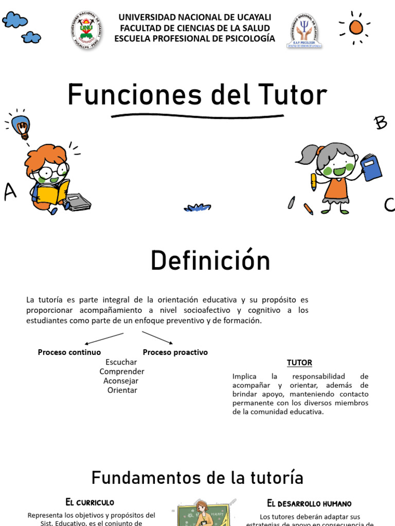 Funciones Del Tutor - Eval. Pedagógica | PDF | Evaluación | Maestros