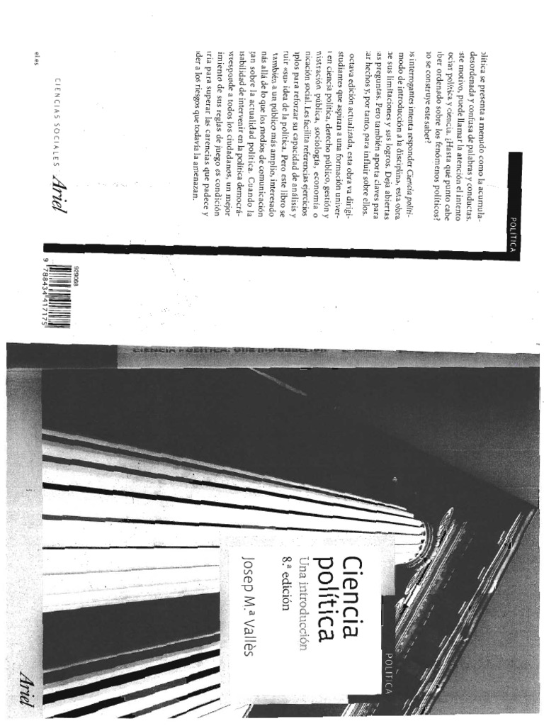 Texto Ciencia Política Josep Ma Valles-Capítulo 7 Primera Prueba | PDF