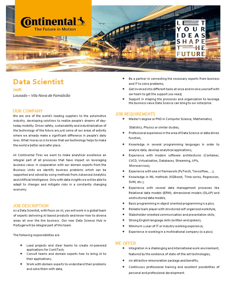 Data Scientist | PDF | Data Science | Intelligence (AI) & Semantics