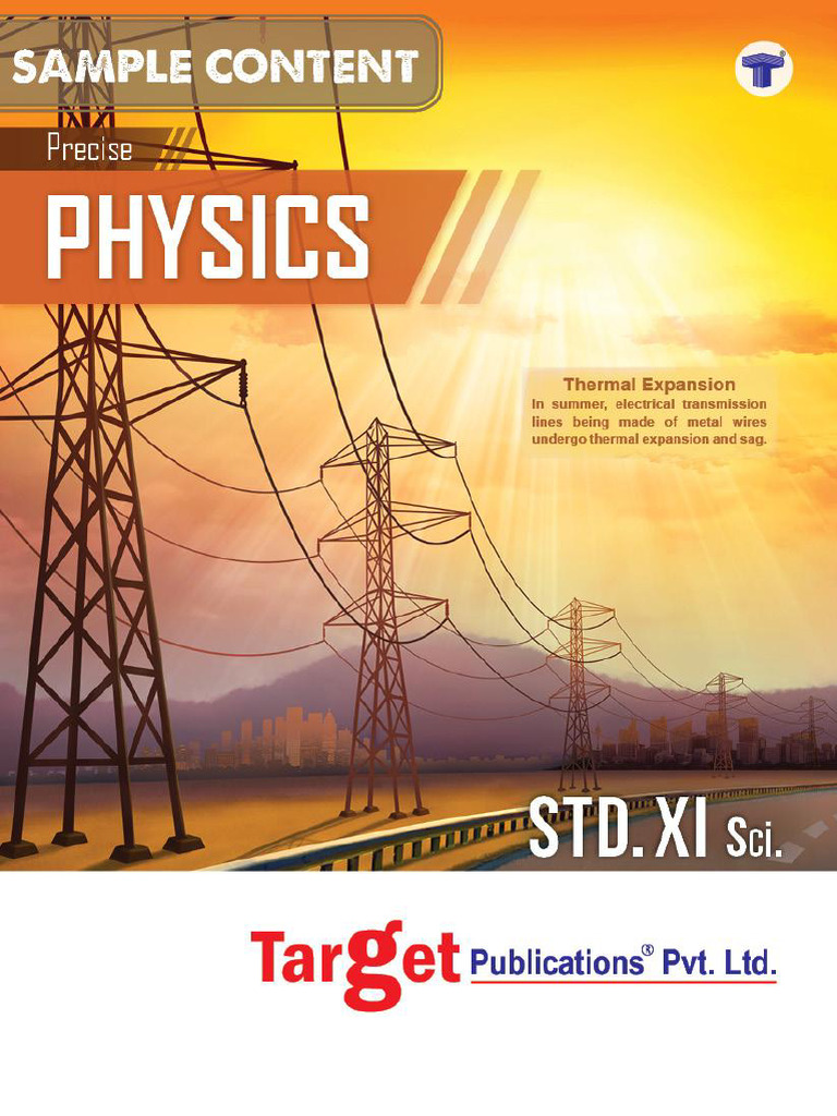 Sample PDF of STD 11th Precise Physics Notes Book Science Maharashtra ...