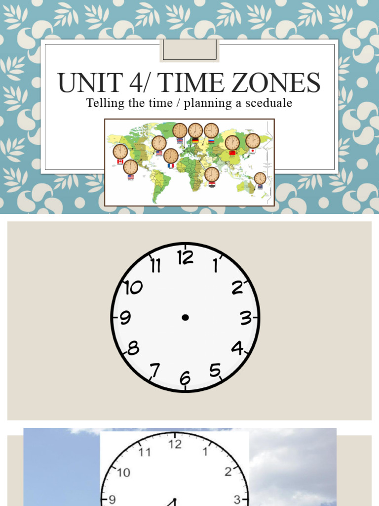 Unit4 Time Zones | PDF | Verb | Noun