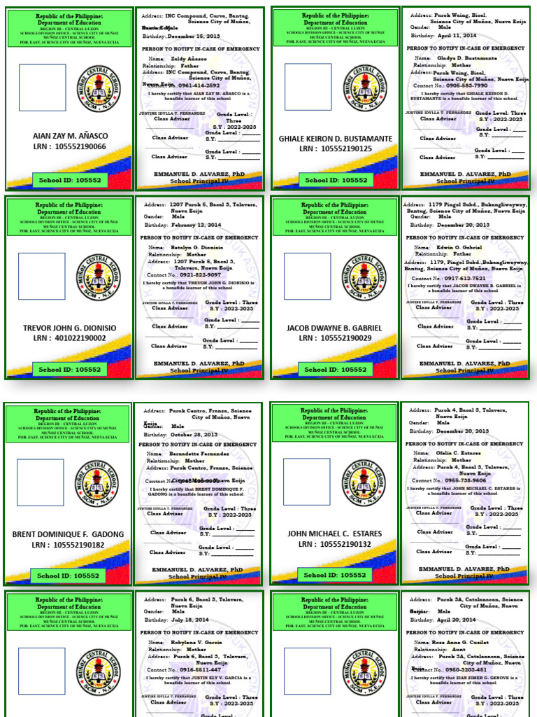 MCS Learners School Id 1 | PDF | Social Institutions | Philippines