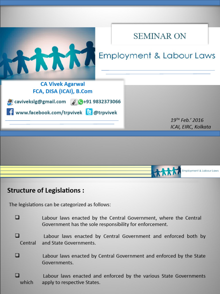 Labour Laws | PDF | Labour Law | Employment