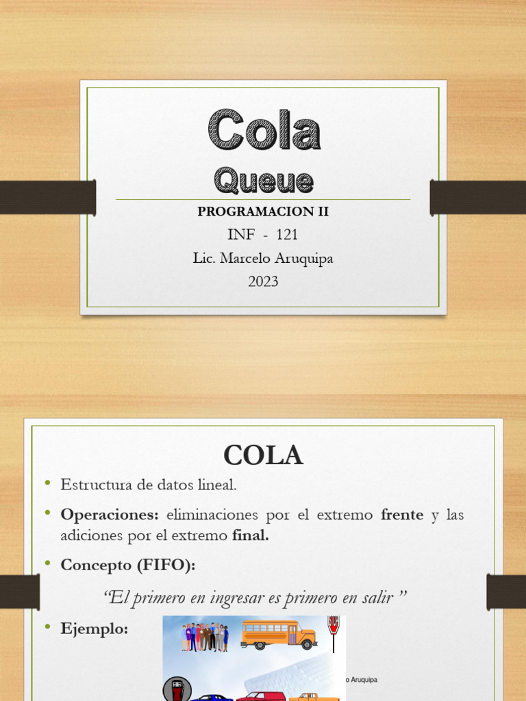 EDT Clase Cola Simple | PDF | Programación de computadoras | Informática