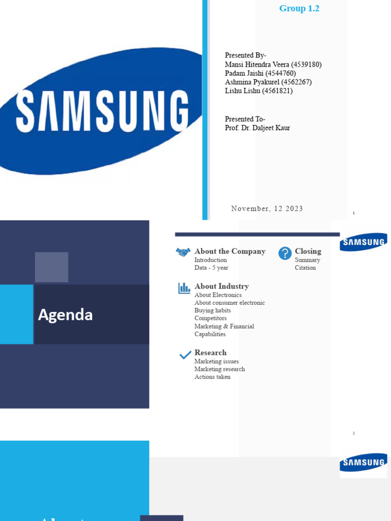 Executive Summary | PDF | Samsung Electronics | Pricing