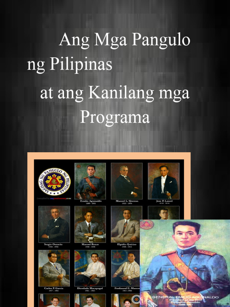 Ang Mga Pangulo NG Pilipinas | PDF