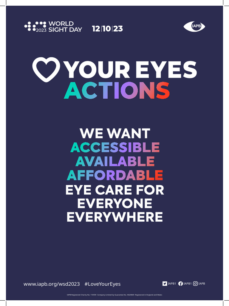 World Sight Day Sample Poster | PDF