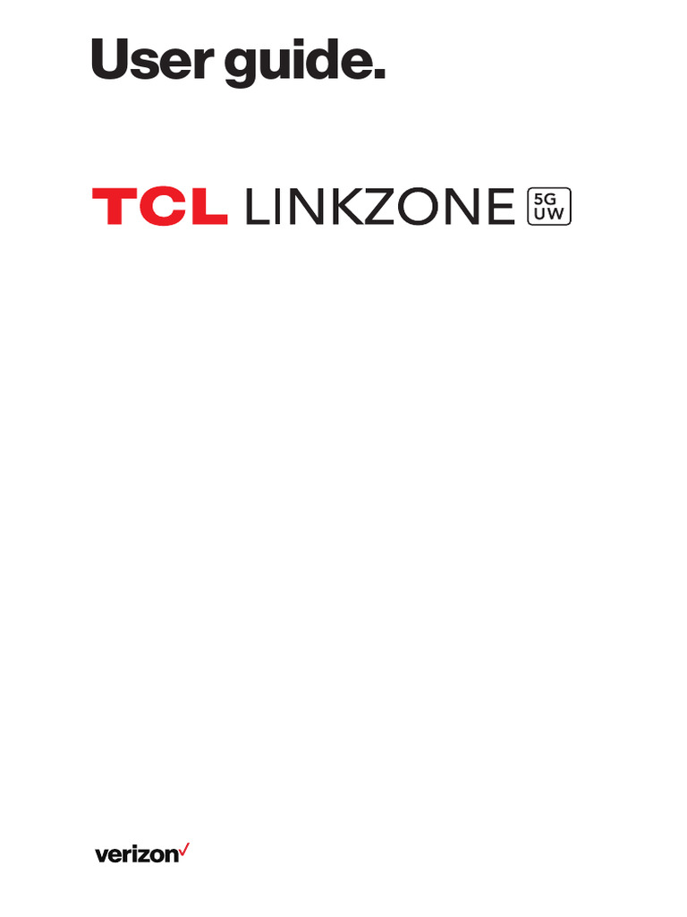 TCL Linkzone 5g Uw Mw513u Um en 11072022 | PDF | Wi Fi | Ieee 802.11
