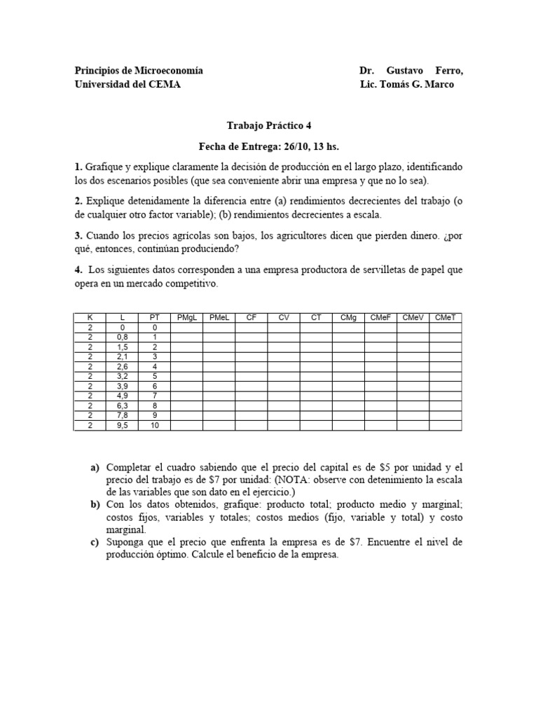 TP 4 Consignas | PDF