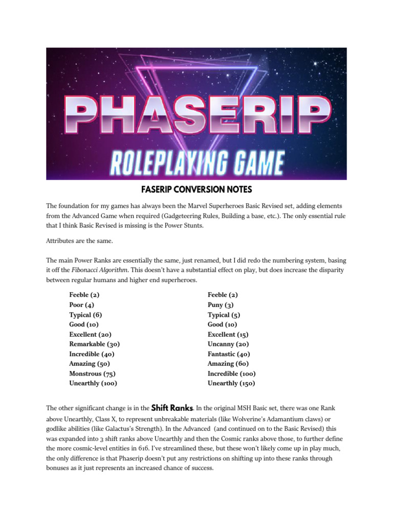 FASERIP To PHASERIP | PDF