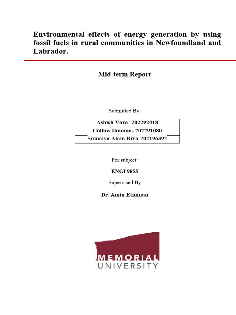 Mid Term Project 9855 | PDF | Wind Power | Renewable Energy