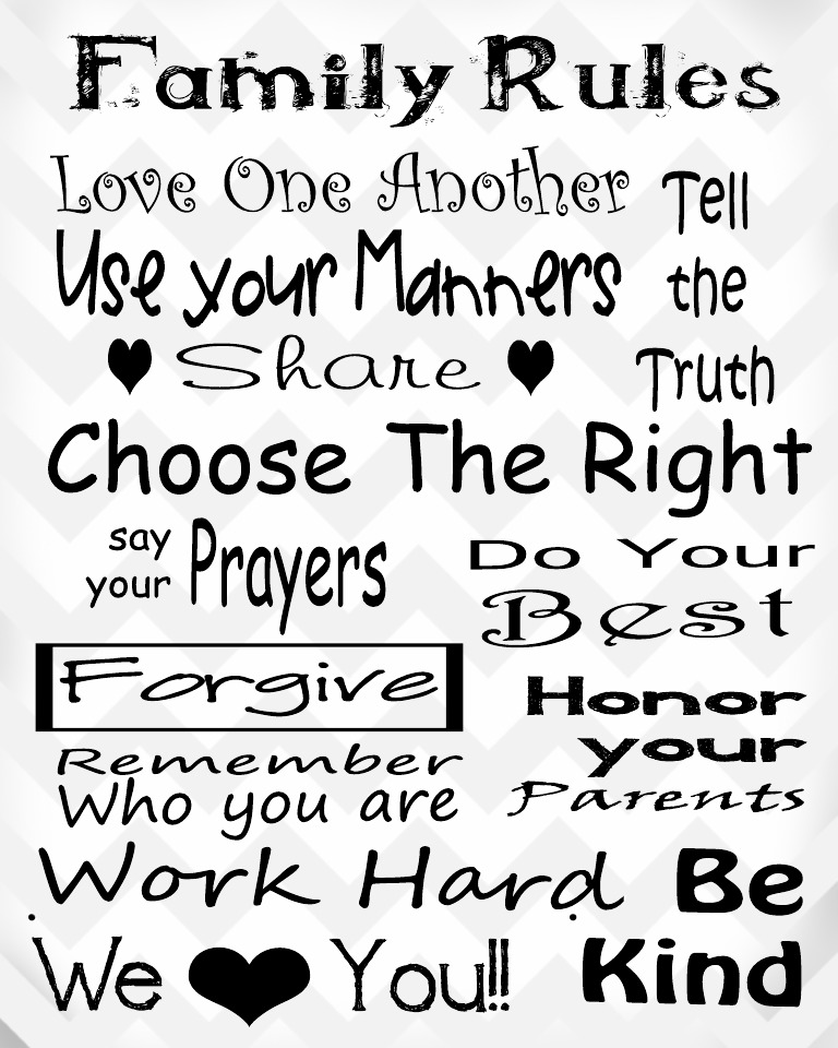Family Rules | PDF