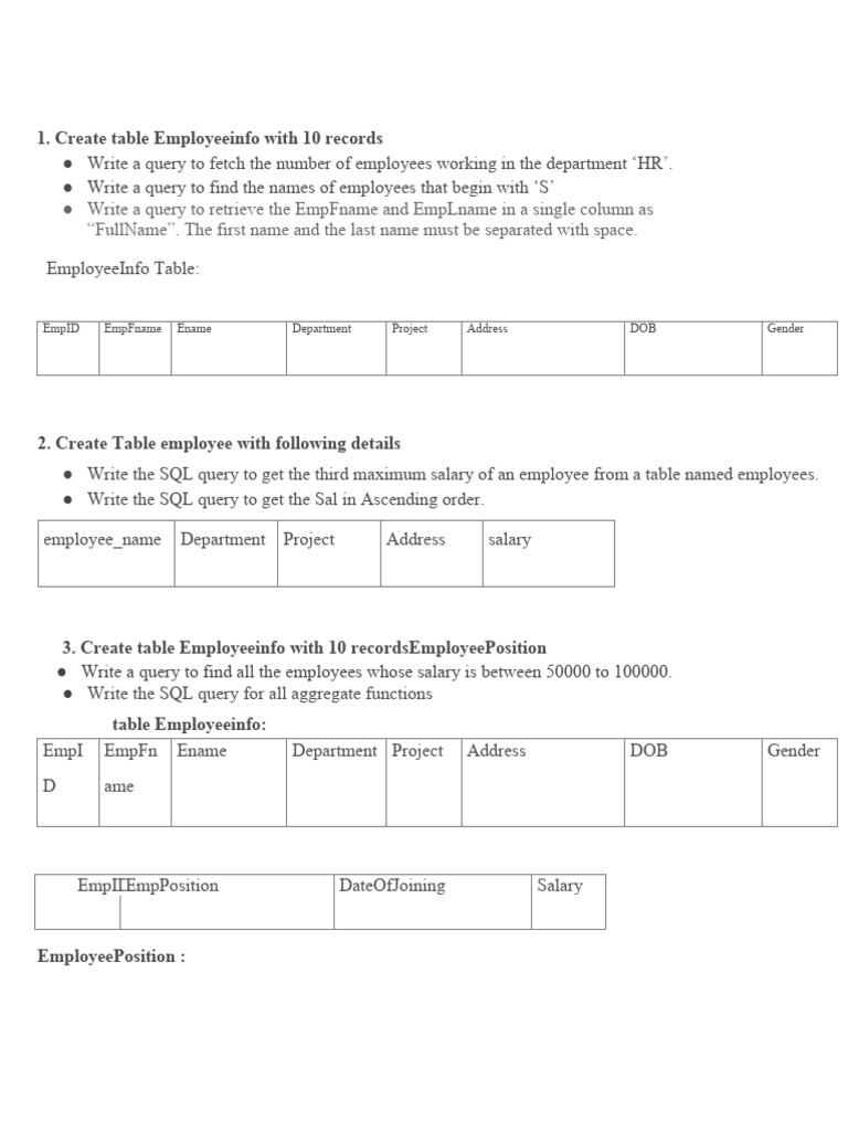 Problem Statements | PDF | Databases | Information Science