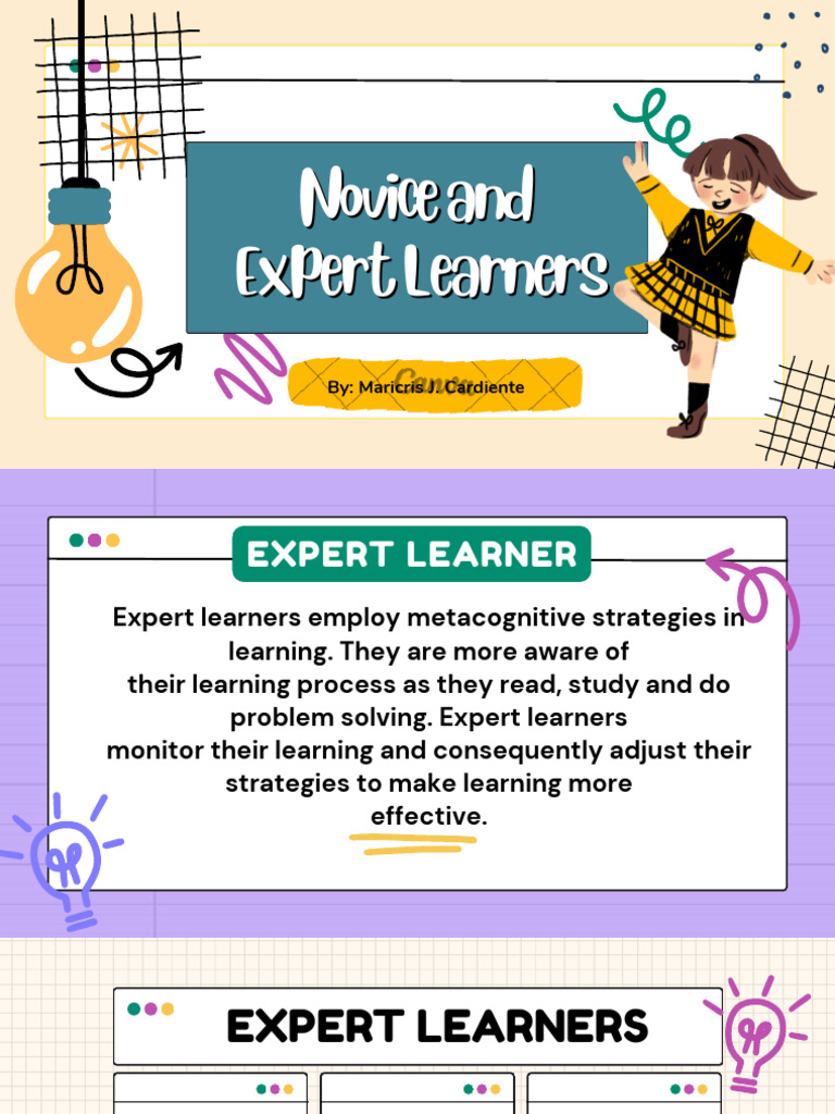 Novice and Expert Learners Part 2 | PDF | Learning | Expert