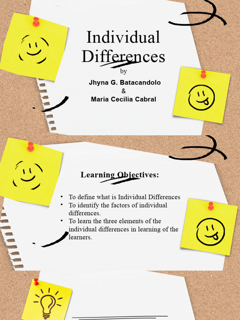 Individual Differences 2 | PDF | Learning | Emotions