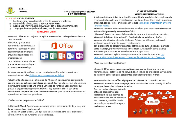 Clase 21 Practica Simple Mind Free | Descargar gratis PDF | Microsoft Office | Software de la ...