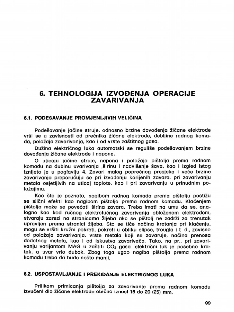 06 Tehnologija Izvodjenja Operacije Zavarivanja | PDF