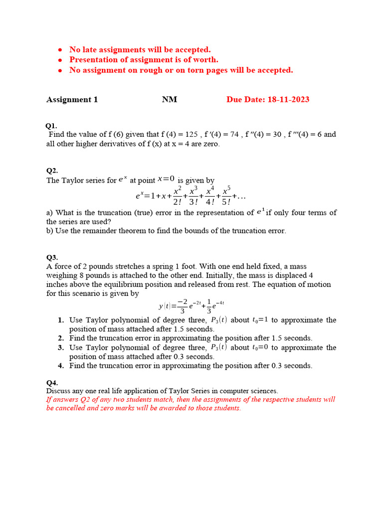 Assignment 1 (F23) | PDF
