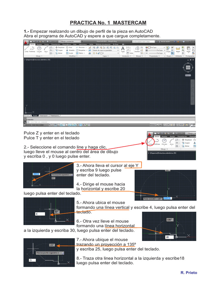 S9.1. - Práctica 1 de MasterCAM | PDF | Ventana (informática) | Cad automático