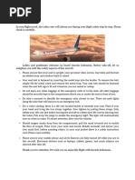 Safety Demonstration Script | PDF