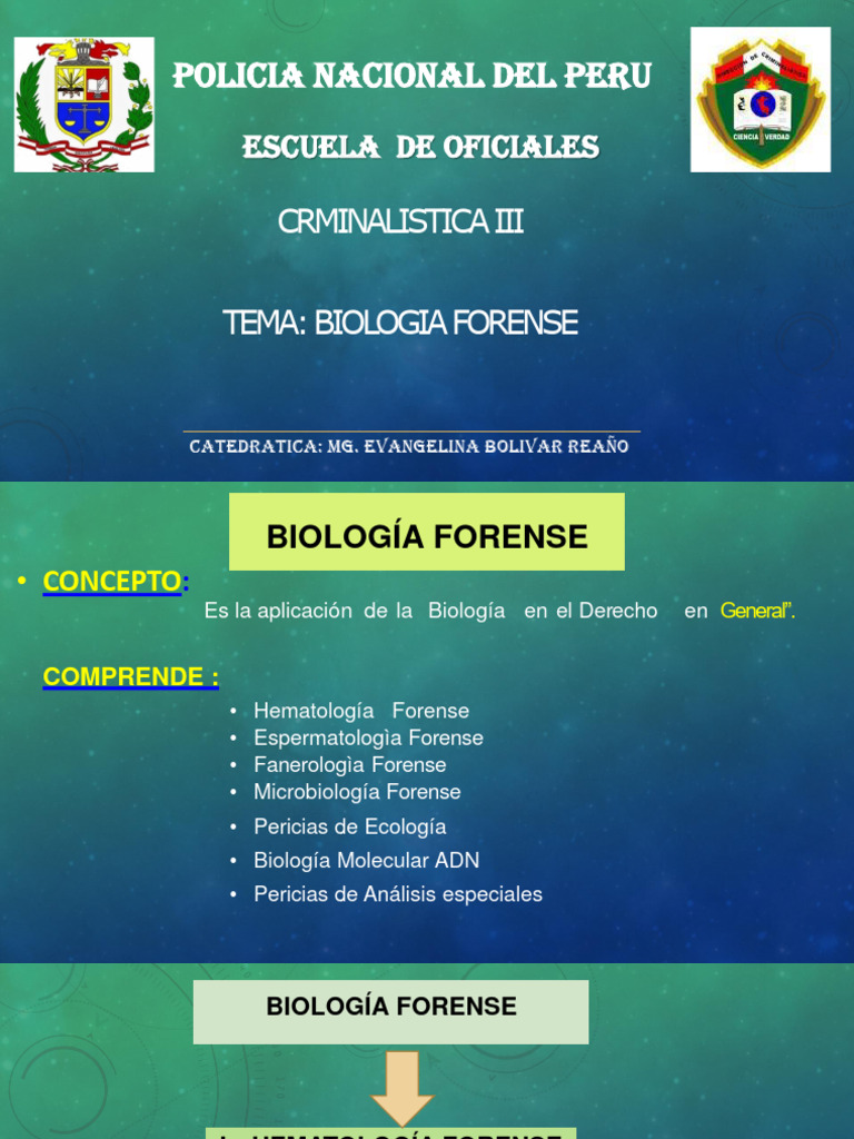 Biologia Forense | PDF | Sangre | Tipo de sangre