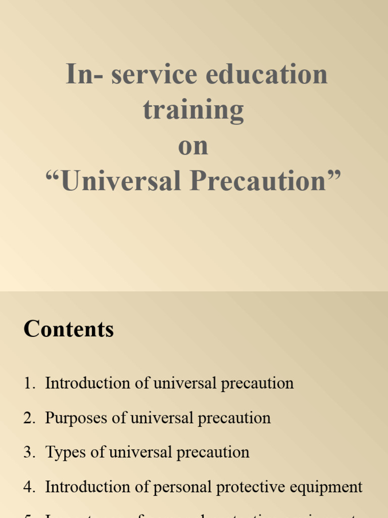 INSERVICE | PDF