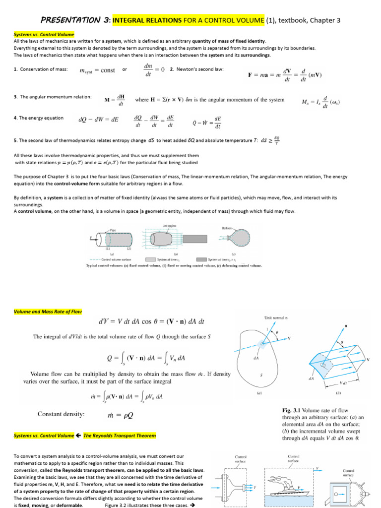 Presentation 3 | PDF | Continuum Mechanics | Fluid Dynamics