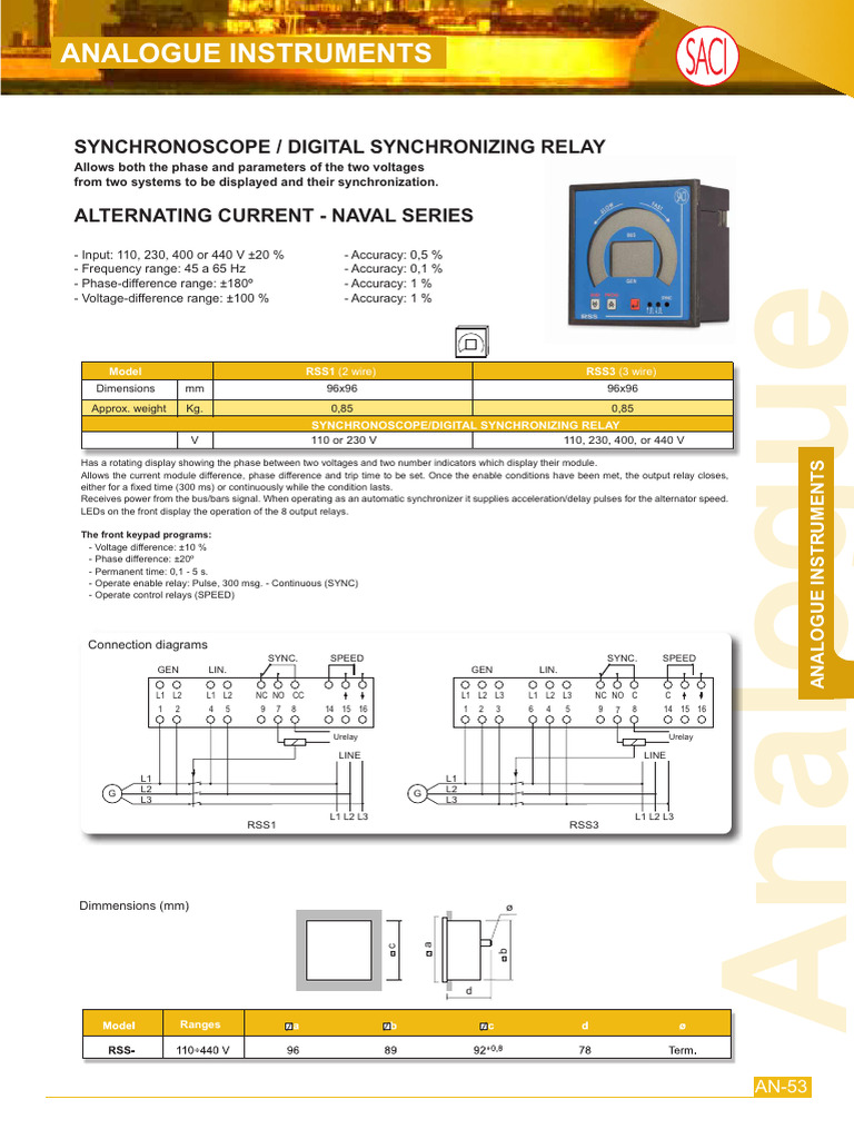 Eng AN SYNC DIG RSS | PDF | Relay | Synchronization
