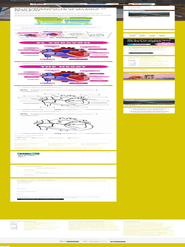 Láminas del Corazón para el Aula | PDF | Blog | Comunicación humana