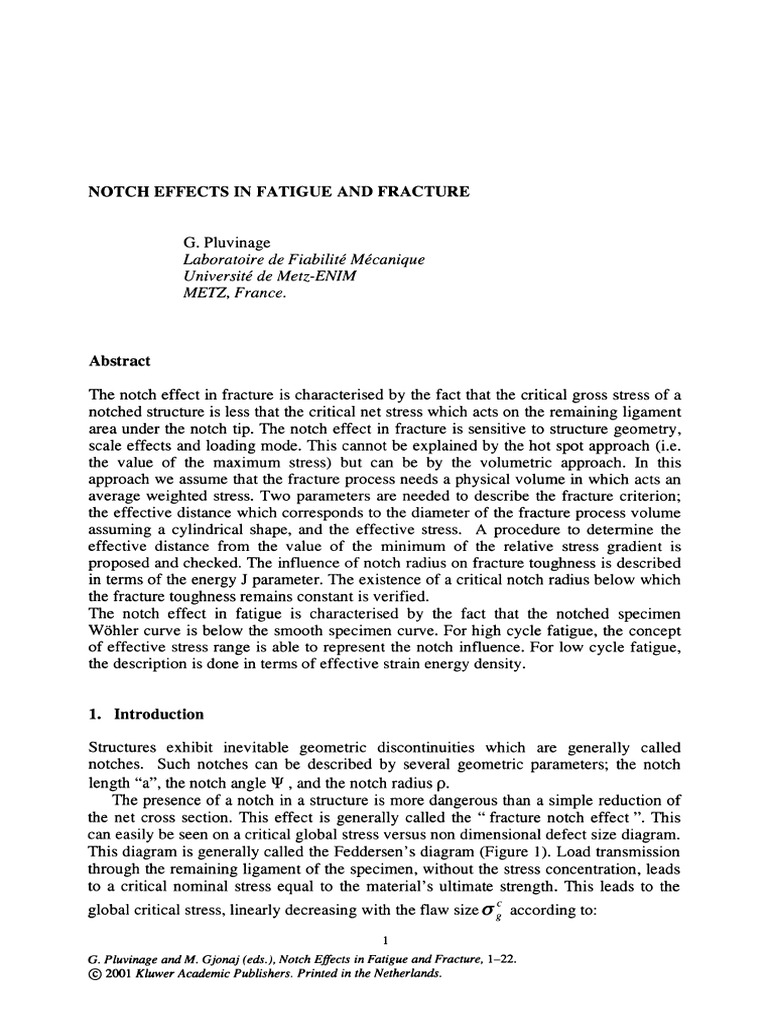 Engineers' Guide to Notch Effects | PDF | Fracture Mechanics ...