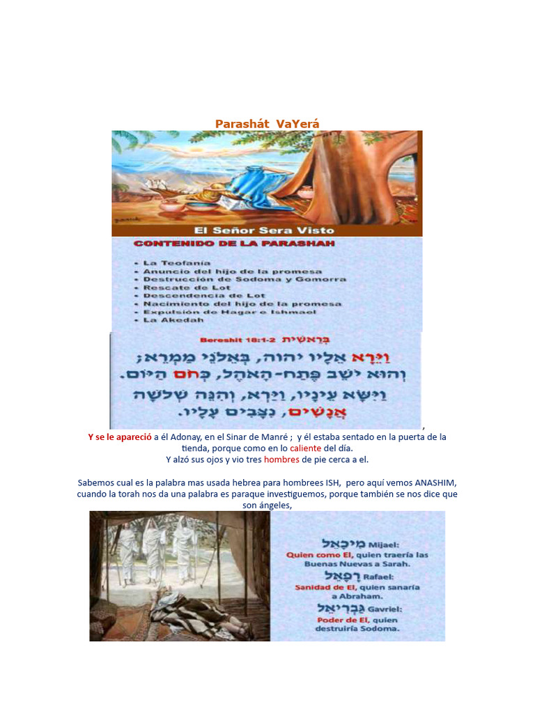 Parashát VaYerá | PDF | Abrahán | Jesús