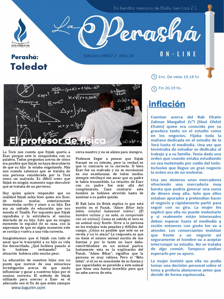 647-Toledot 2023 | PDF