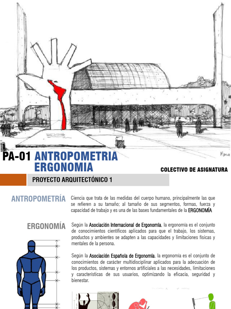 ANTROPOMETRÍA y ERGONOMÍA | PDF | Factores humanos y ergonomía