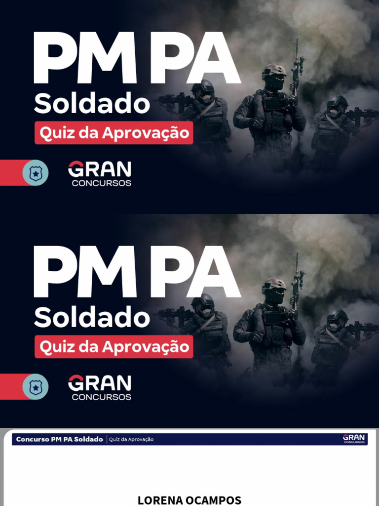 Evento PMPA - Lorena Ocampos | PDF | Polícia | Procedimento criminal