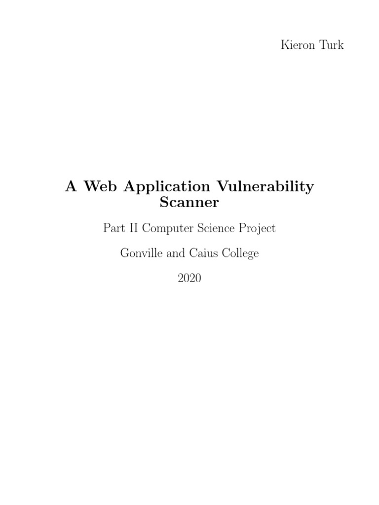 A Web Application Vulnerability | PDF | Networking | Internet & Web