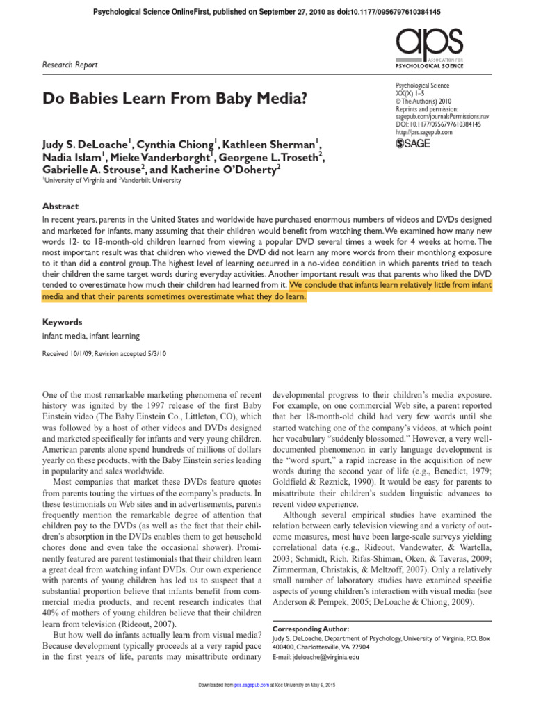 Week 11 Reading 2 | PDF | Learning | Experiment