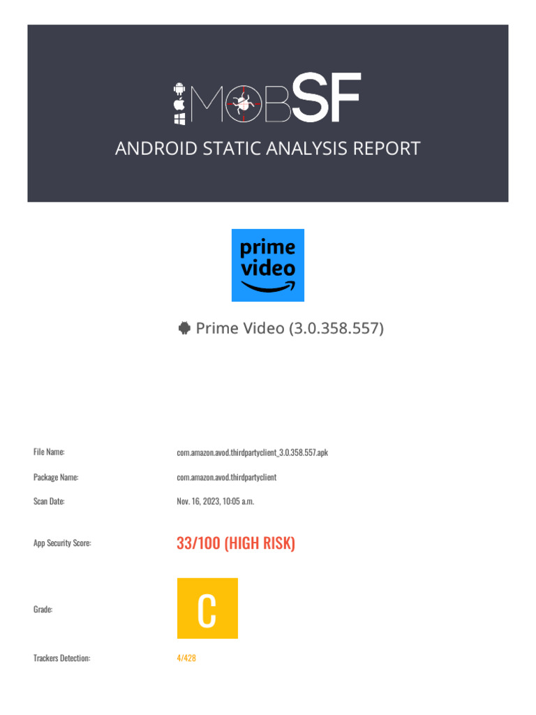 Prime Video | PDF | Android (Operating System) | Mobile App