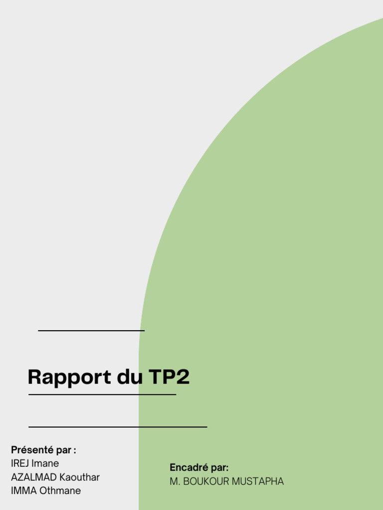 Rapport TP 2 Mathematica | PDF | Matrice (Mathématiques) | Mathématiques