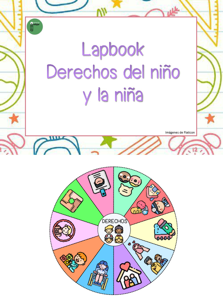 Genial Lapbook Derechos Del Nino y La Nina | PDF
