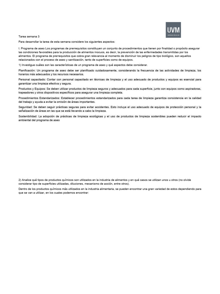 TS3 Barbara Garcia | PDF | Detergente | Agua