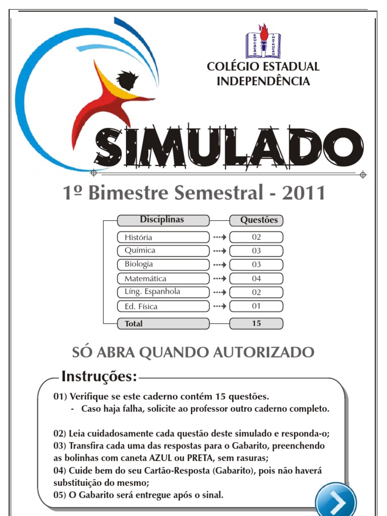 Capa Simulado Independencia | PDF