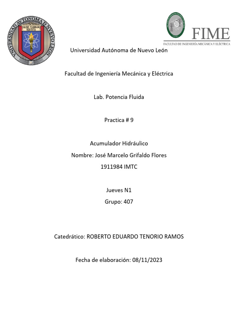 Practica 9 Lab. de Potencia | PDF