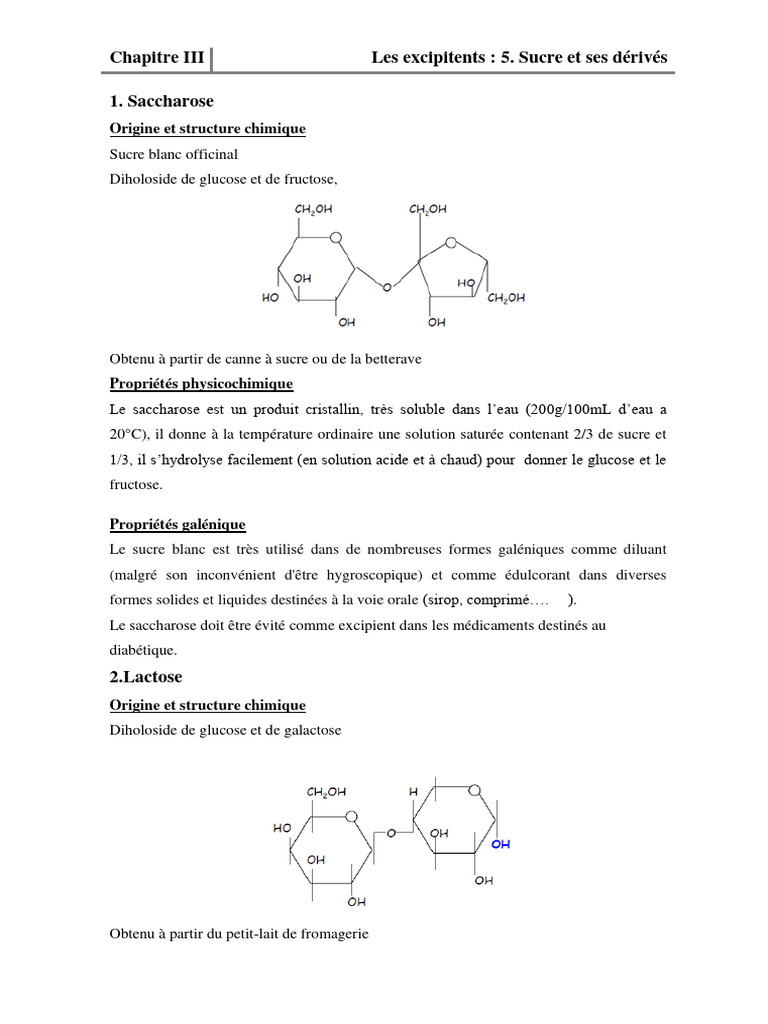 Hydrolyse du saccharose et ses applications | PDF | Amidon | Saccharose