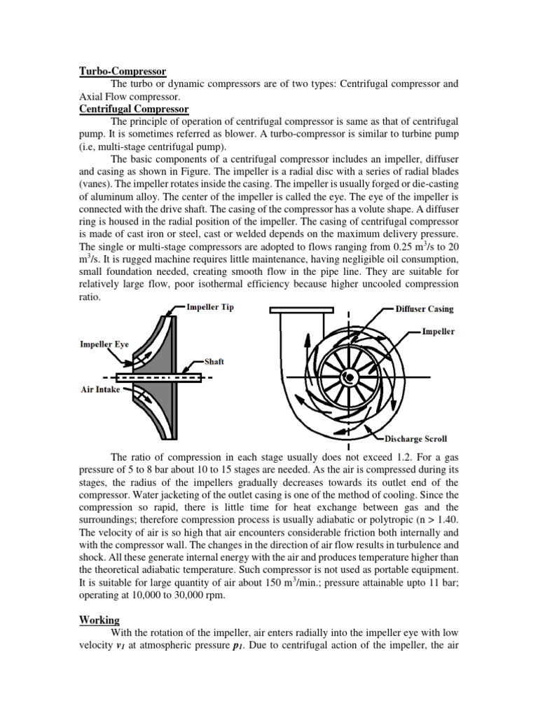 Turbo Compressor | PDF | Applied And Interdisciplinary Physics ...