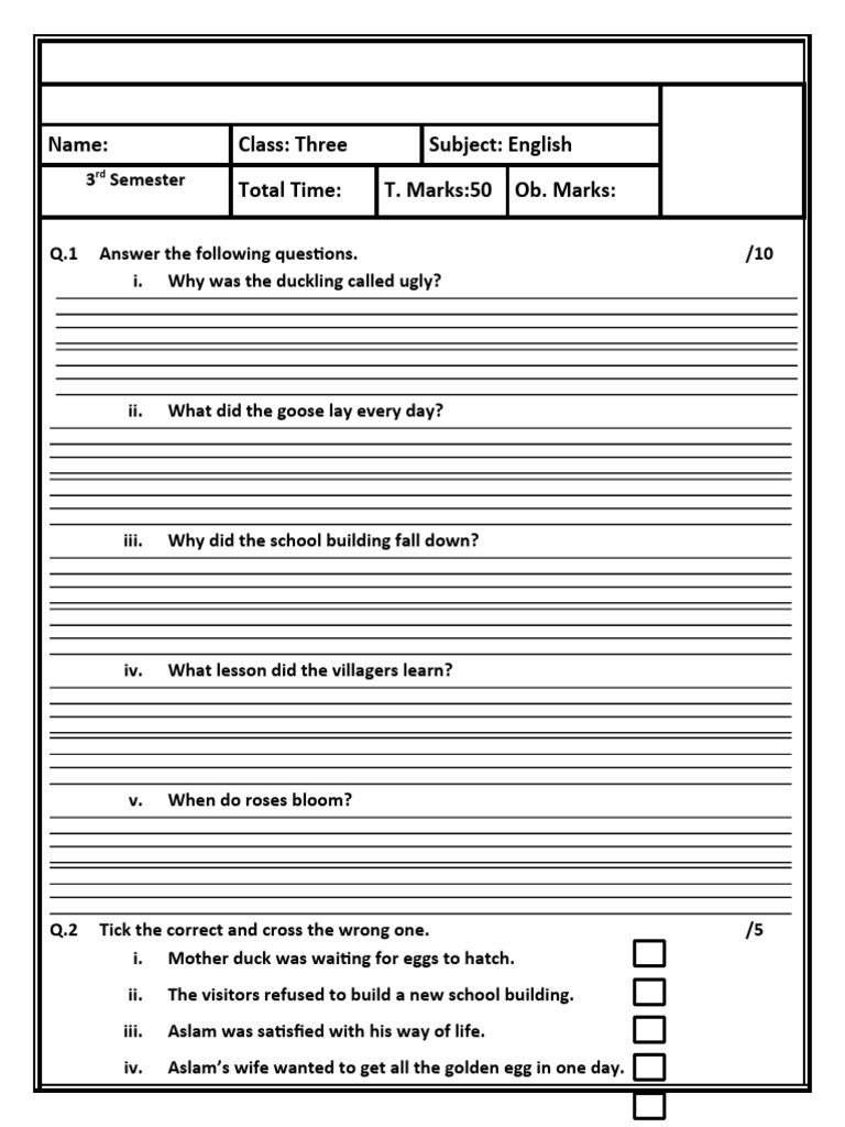 English 3 3rd Term Pdf Linguistics