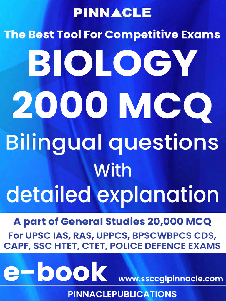 PINNACLE Biology 2000mcq (Hindi English) | PDF | Bariatric Surgery ...