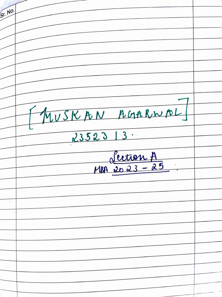 Muskan Agarwal - IDGP Note File | PDF