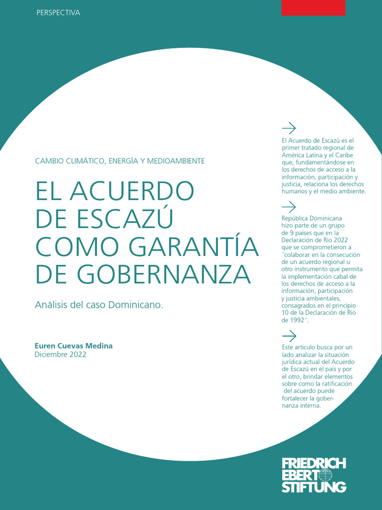 Acuerdo de Escazu | PDF | República Dominicana | Gobierno