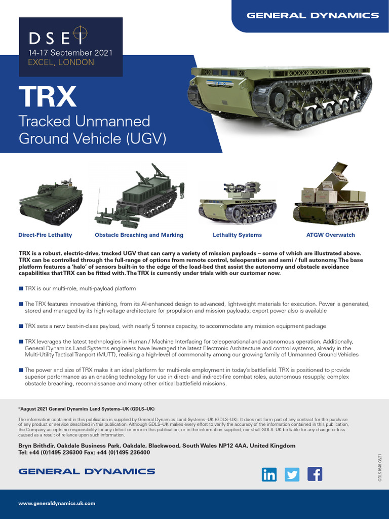 TRX Datasheet | PDF | Transport | Vehicles